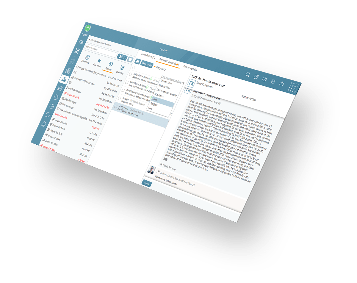 Automatic Case Creation And Tracking Call Center Software