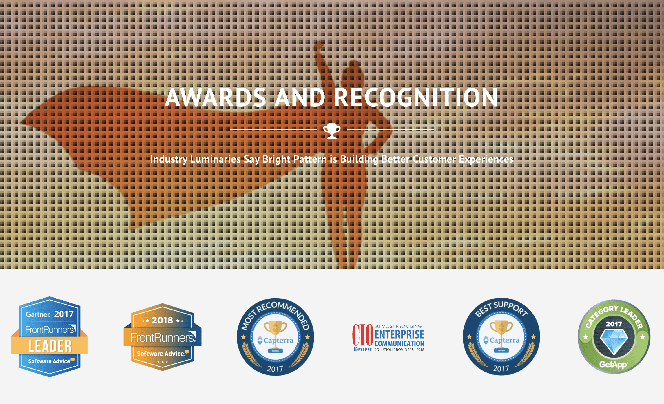 Awards and Recognition | Bright Pattern Call Center Software