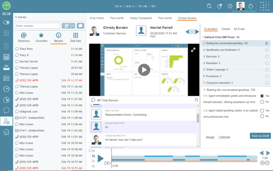 Remote Call Center Software for Remote Agents | Bright Pattern