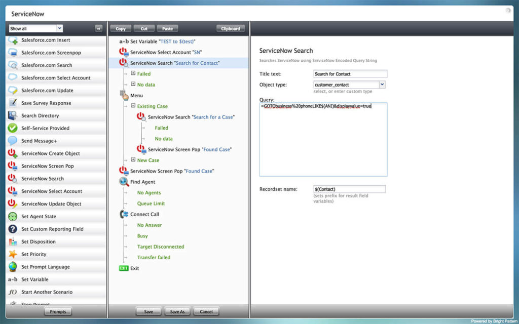 ServiceNow Call Center Integration | Bright Pattern
