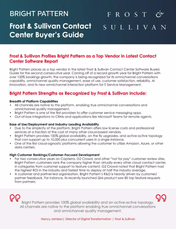 Bright Pattern | Partner With Bright Pattern